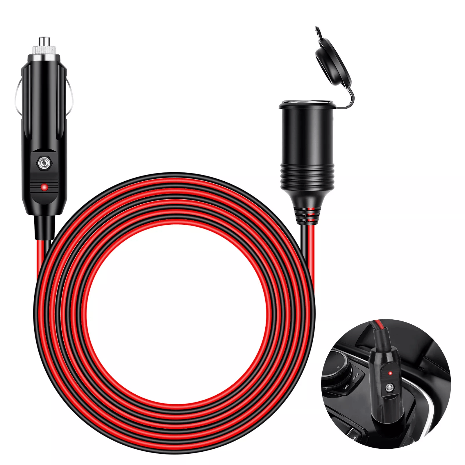 Heavy Duty Car Cigarette Lighter Extension | Inspire Uplift