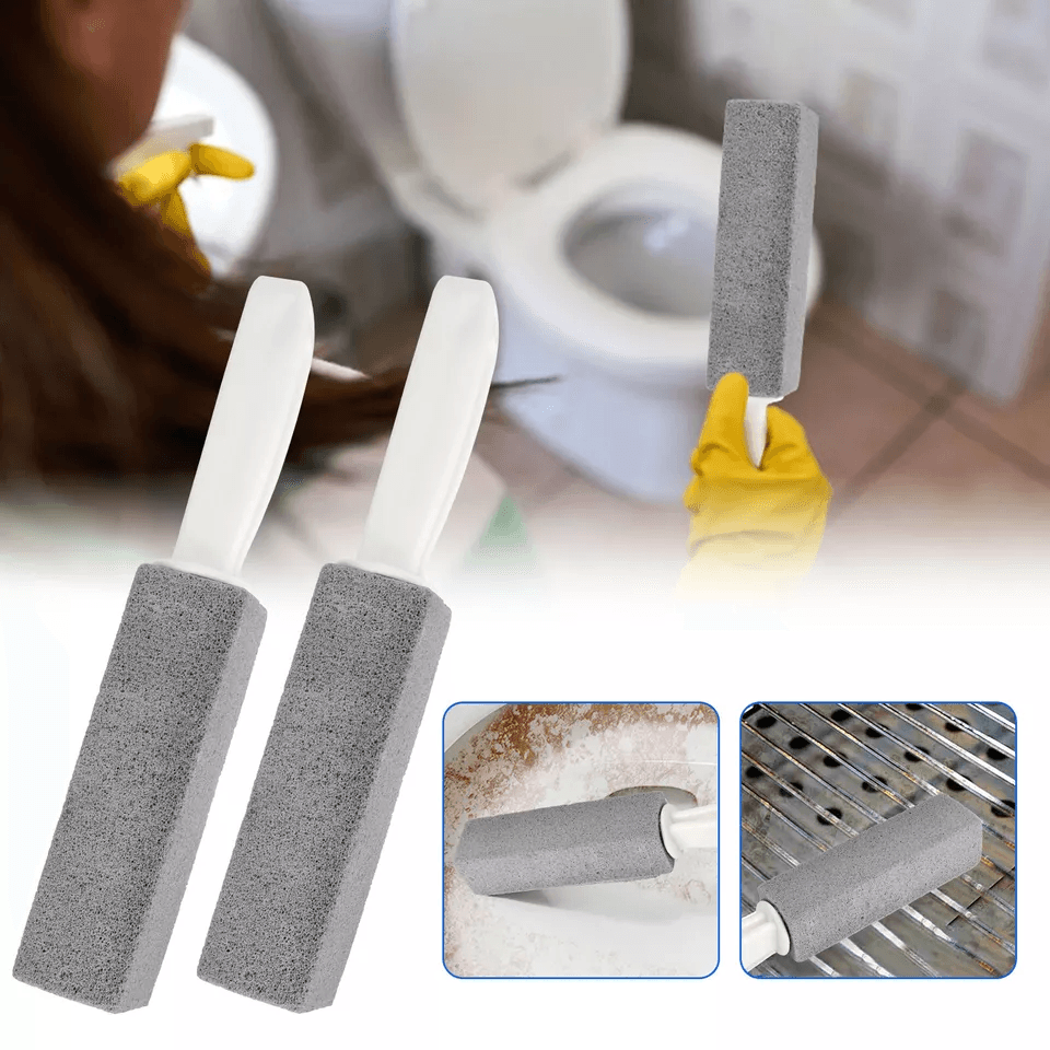 Pumice Stone Toilet Cleaner with Handle – 2Pcs | Inspire Uplift