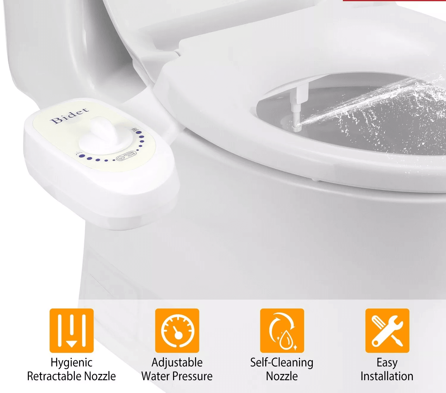 Adjustable Fresh Water Bidet for Toilet | Inspire Uplift