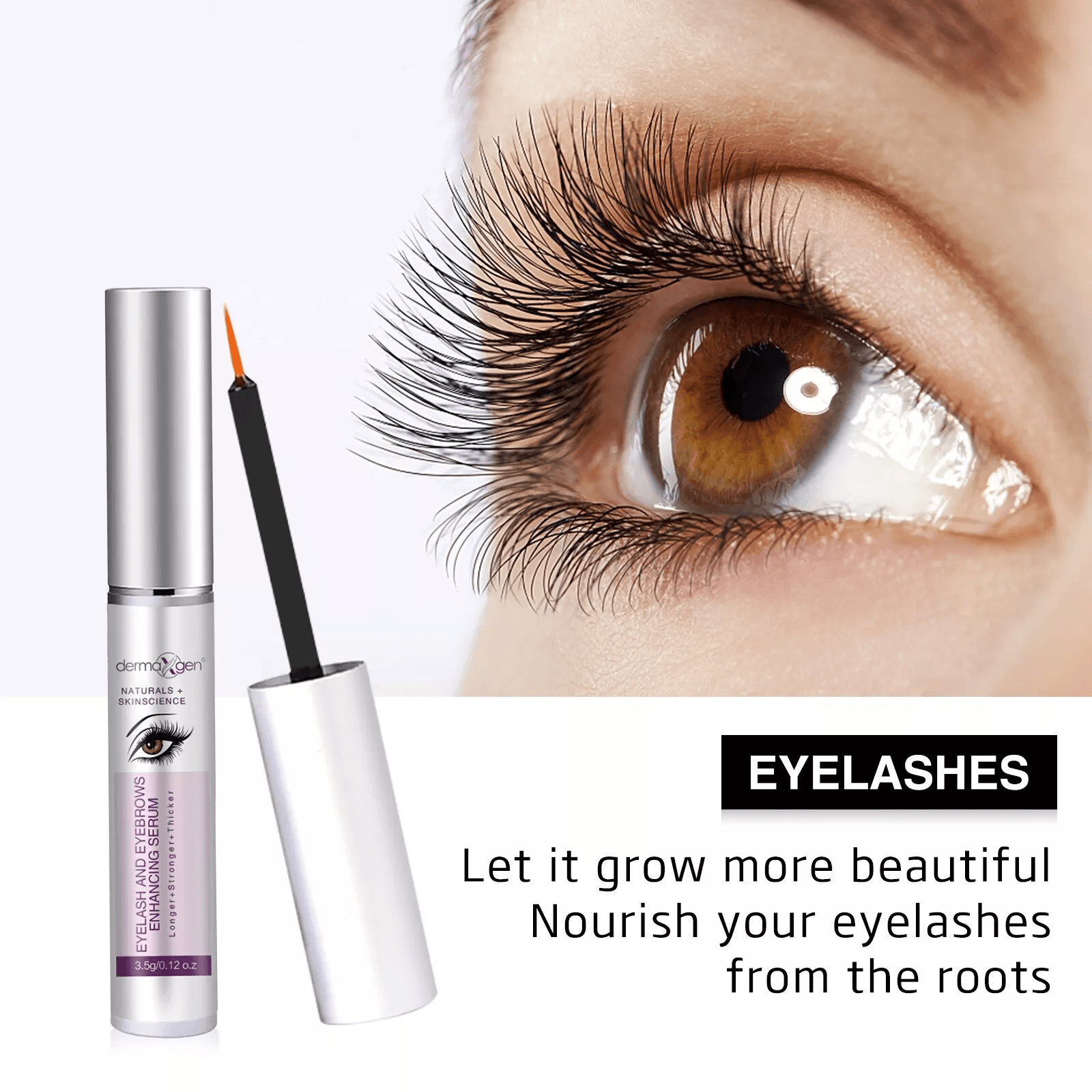 Dermaxgen Eyelash Growth Serum – Fuller Lashes | Inspire Uplift