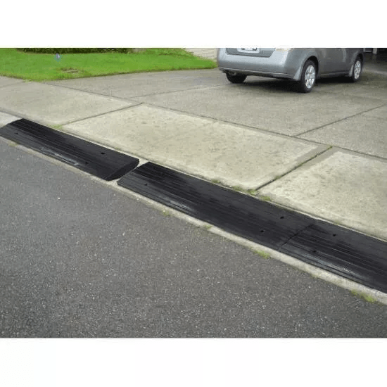 Pyle PCRBDR23 3-Piece Heavy-Duty Curb Ramp | Inspire Uplift