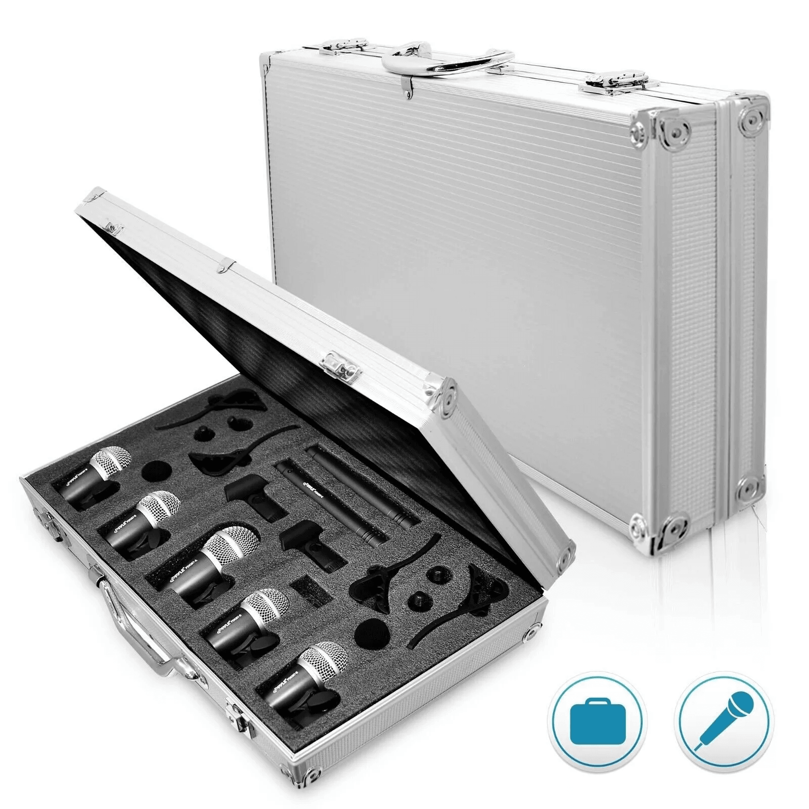 Pyle Pro Wired Drum Microphone Kit | Inspire Uplift