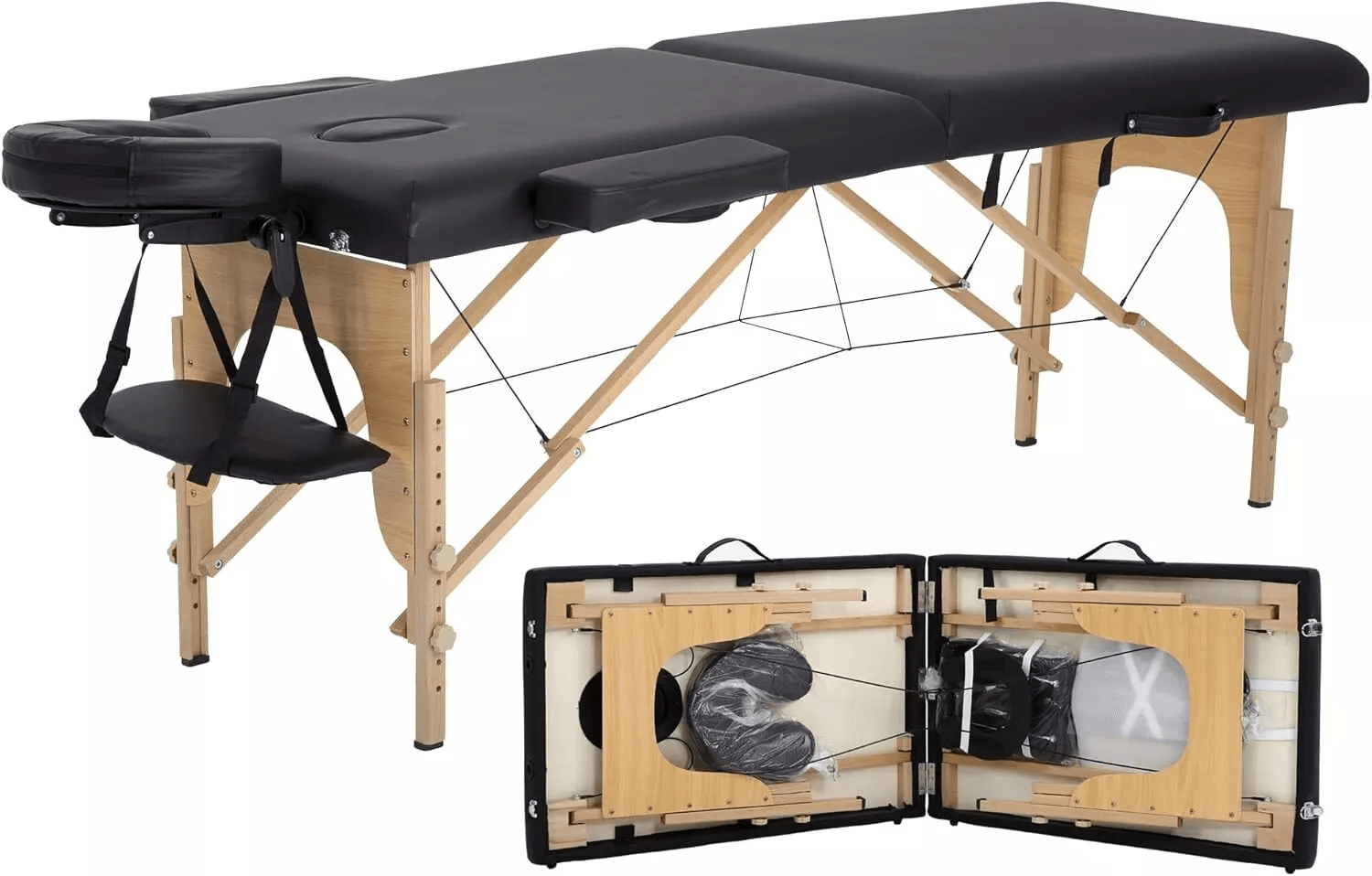 73" Portable Folding Massage Table with Carry Case | Inspire Uplift
