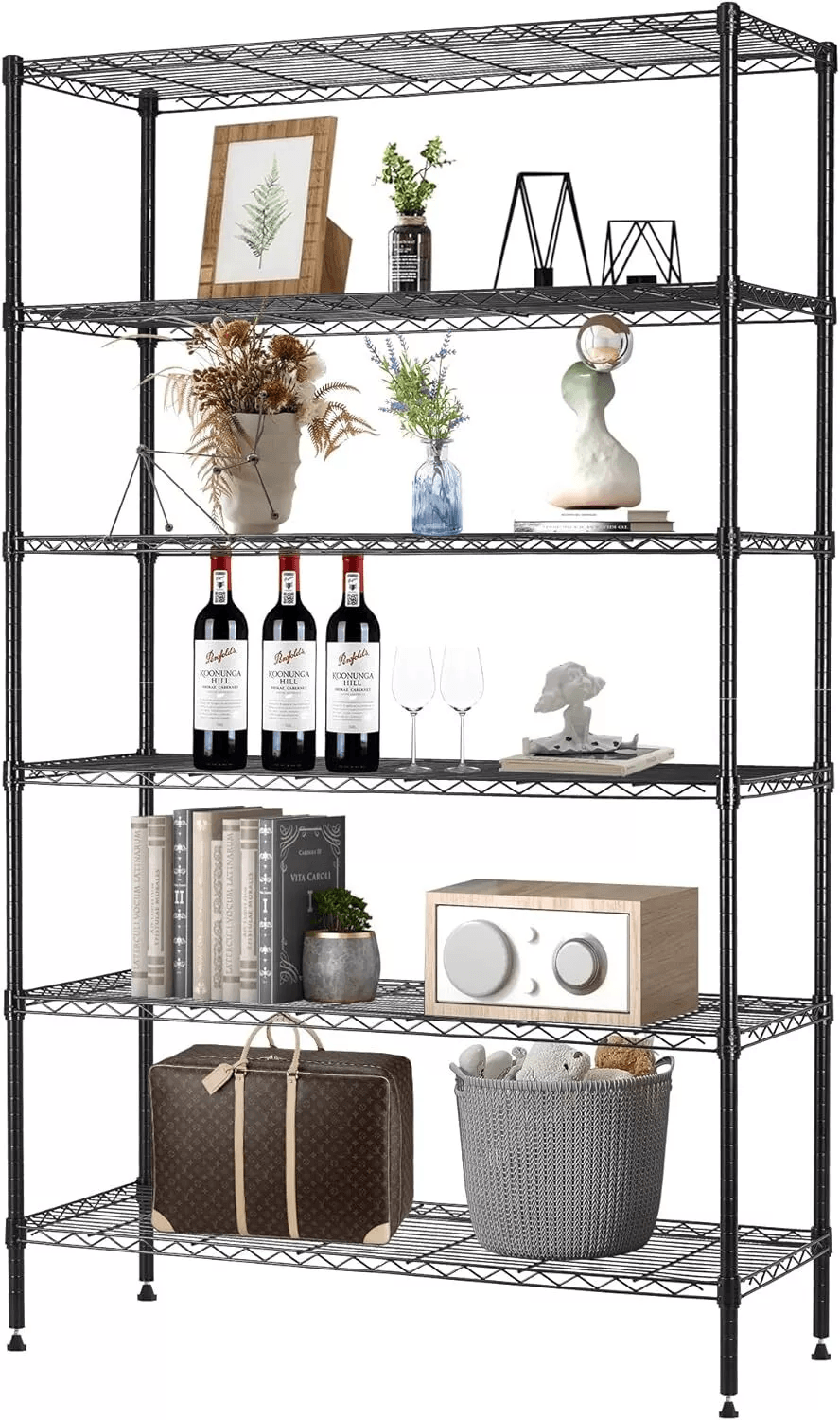 42"x16"x72" 6-Shelf Heavy Duty Wire Storage Rack | Inspire Uplift