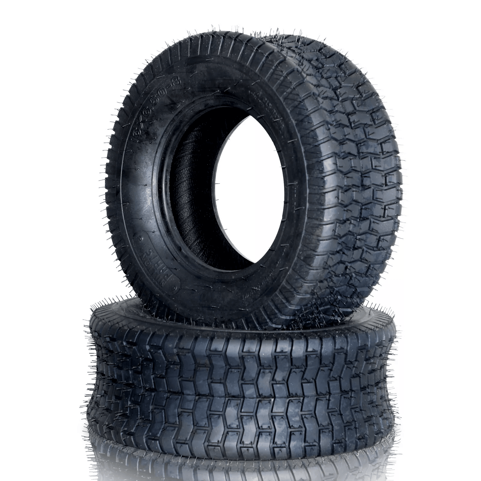16x6.50-8 Lawn Mower Turf Tires 4Ply – 2 Pack | Inspire Uplift