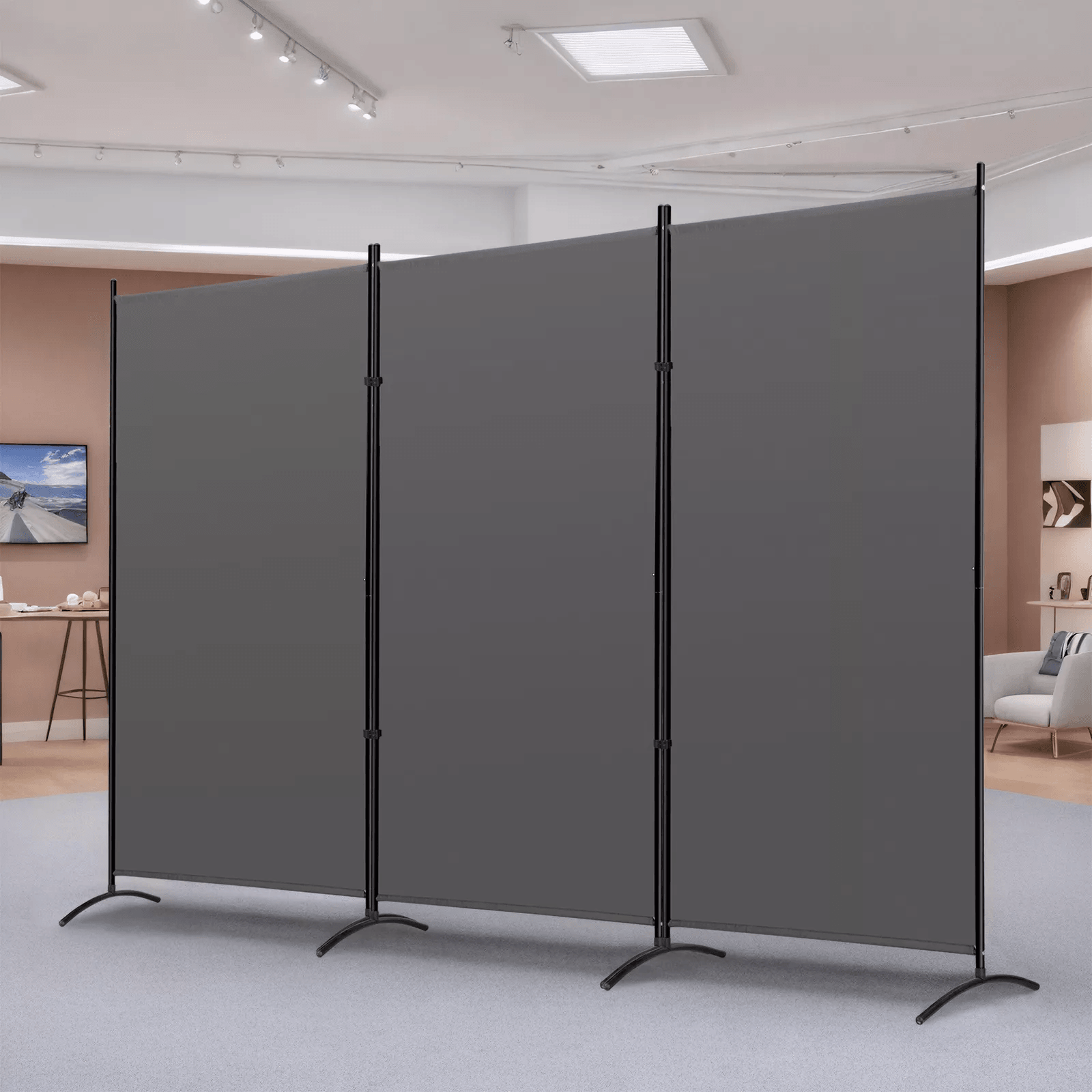 3 Panel Folding Room Divider Privacy Screen | Inspire Uplift