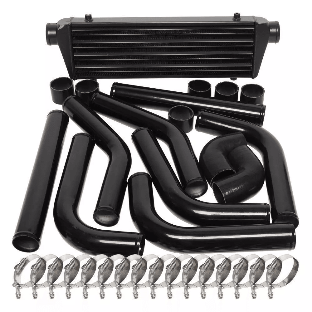 Universal 2.5" Intercooler Pipe Kit Black | Inspire Uplift