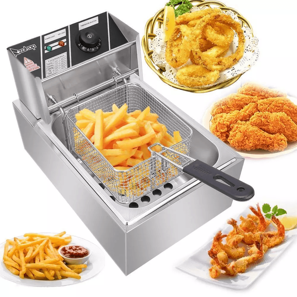 6L Electric Deep Fryer for Home & Commercial | Inspire Uplift