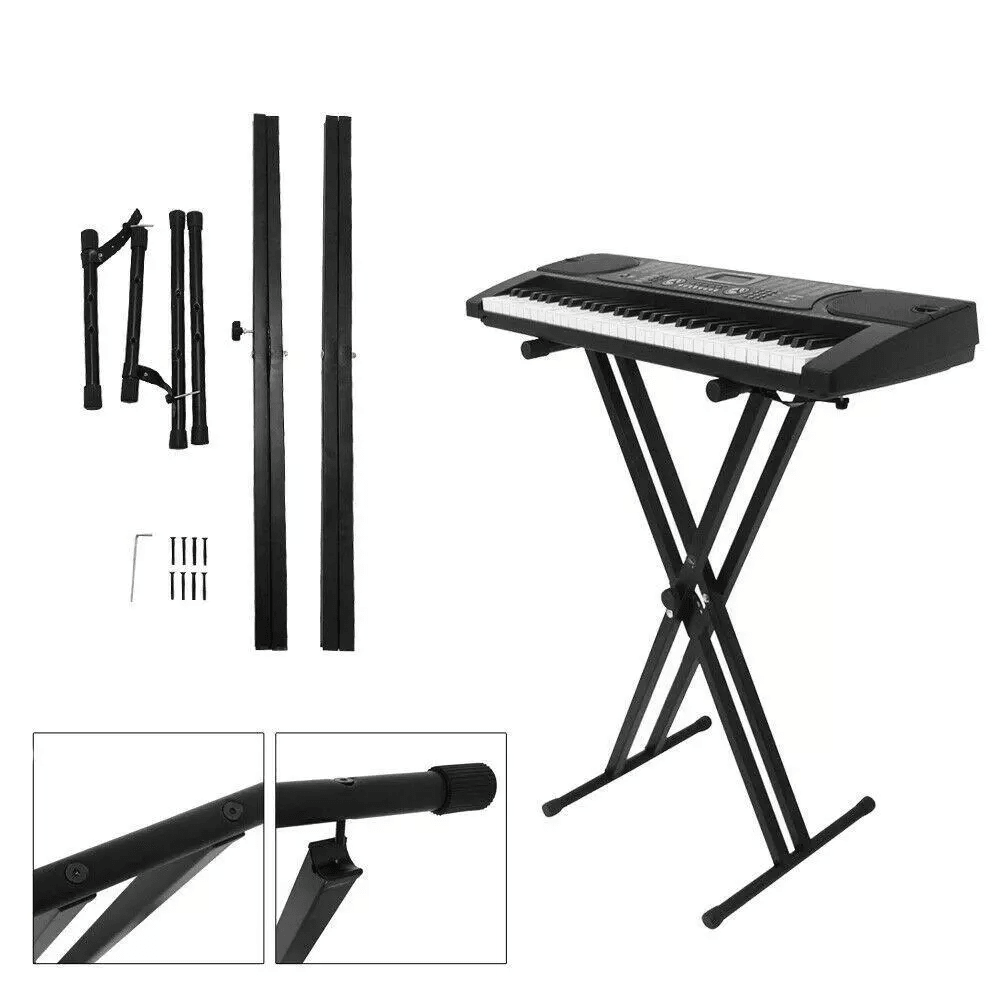 Dual X-Brace Keyboard Piano Stand Heavy Duty | Inspire Uplift