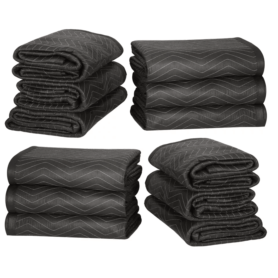 12 Heavy Duty Moving Blankets 72x80 – Pro Grade | Inspire Uplift