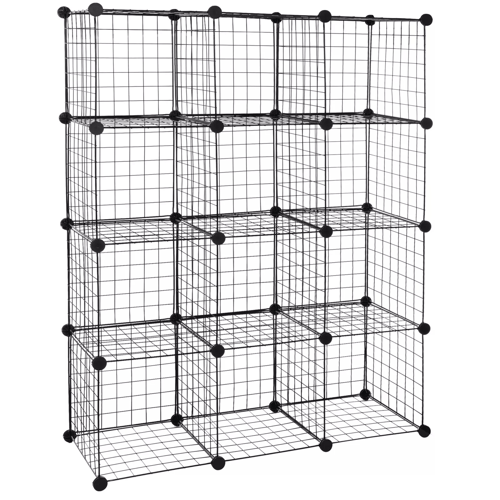 12-Cube Wire Storage Organizer Shelf | Inspire Uplift