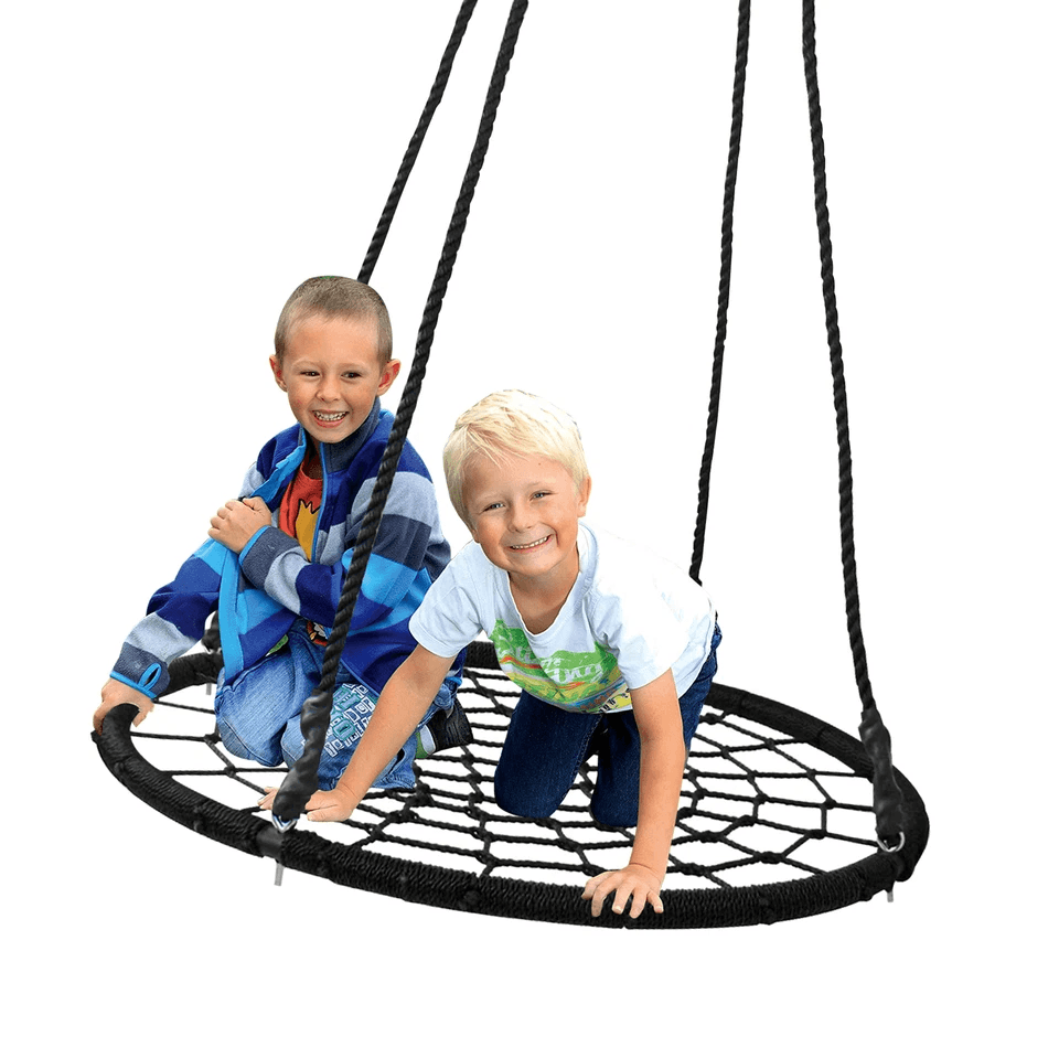 Spider Web Saucer Tree Swing – 48" for Kids | Inspire Uplift