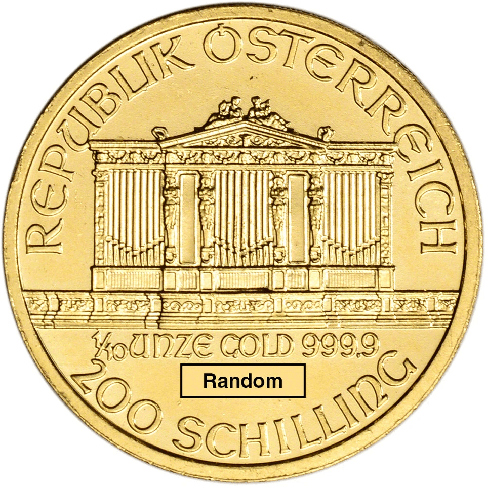 Austria 1/10 oz Gold Philharmonic BU Coin | Inspire Uplift