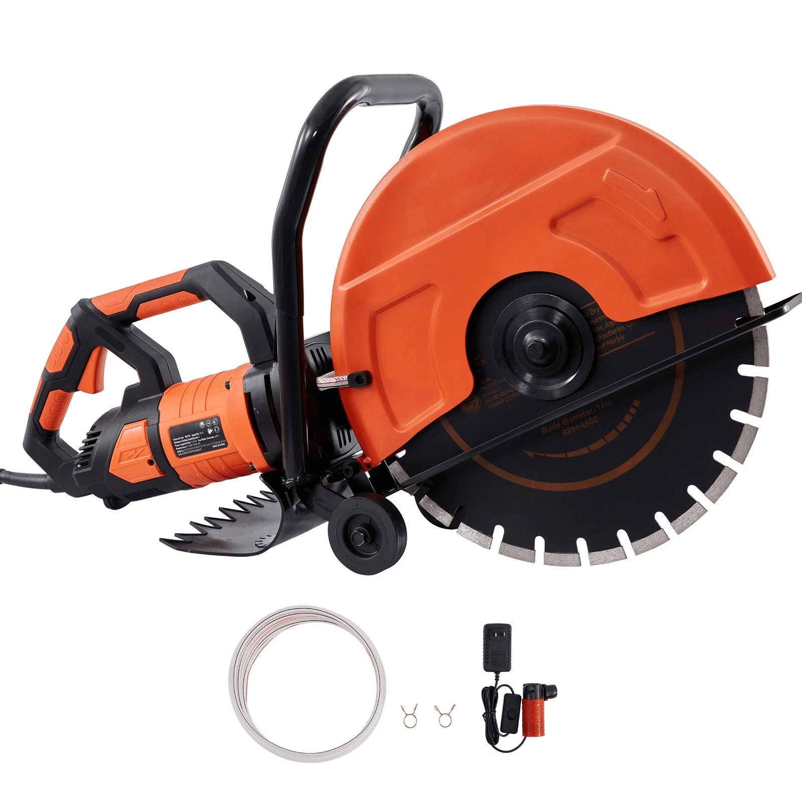 16" Electric Concrete Saw with Water Pump & Blade | Inspire Uplift