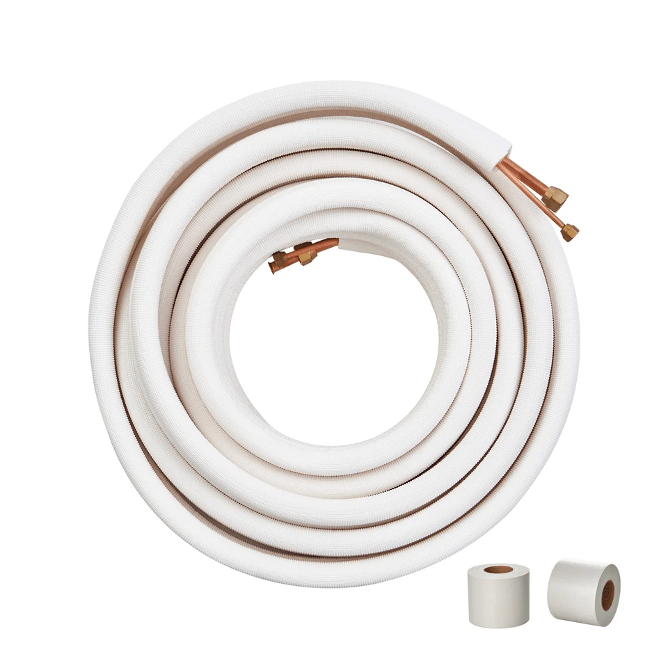 50ft Insulated Copper Line Set for Mini Split AC | Inspire Uplift