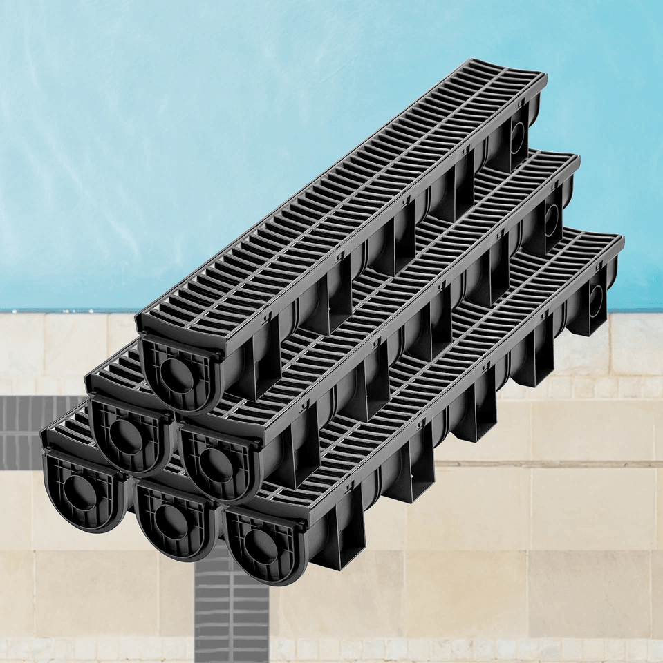 VEVOR 6-Pack Driveway Drain Kit 5.8"x5.2" | Inspire Uplift