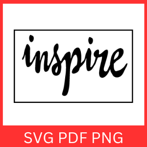 Inspire Square Svg, Inspire Svg, Inspire Svg, Positive Svg, | Inspire ...