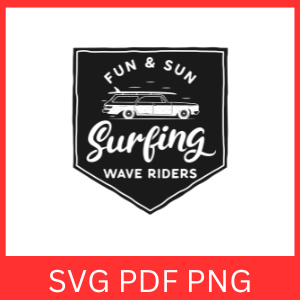 ride the wave svg - Inspire Uplift
