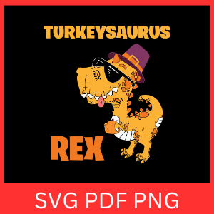Turkeysaurus Rex Svg, Tyrannosaurus rex Svg Design, Tyrannos | Inspire ...