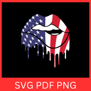 USA Lips SVG, American Lips SVG, Usa Flag Lips Svg, 4th of J | Inspire ...