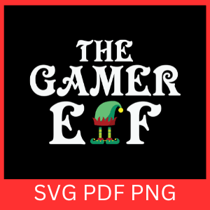 The Gamer Elf Svg, Elf Svg, Gamer Elf Svg, Christmas Elf Svg | Inspire ...