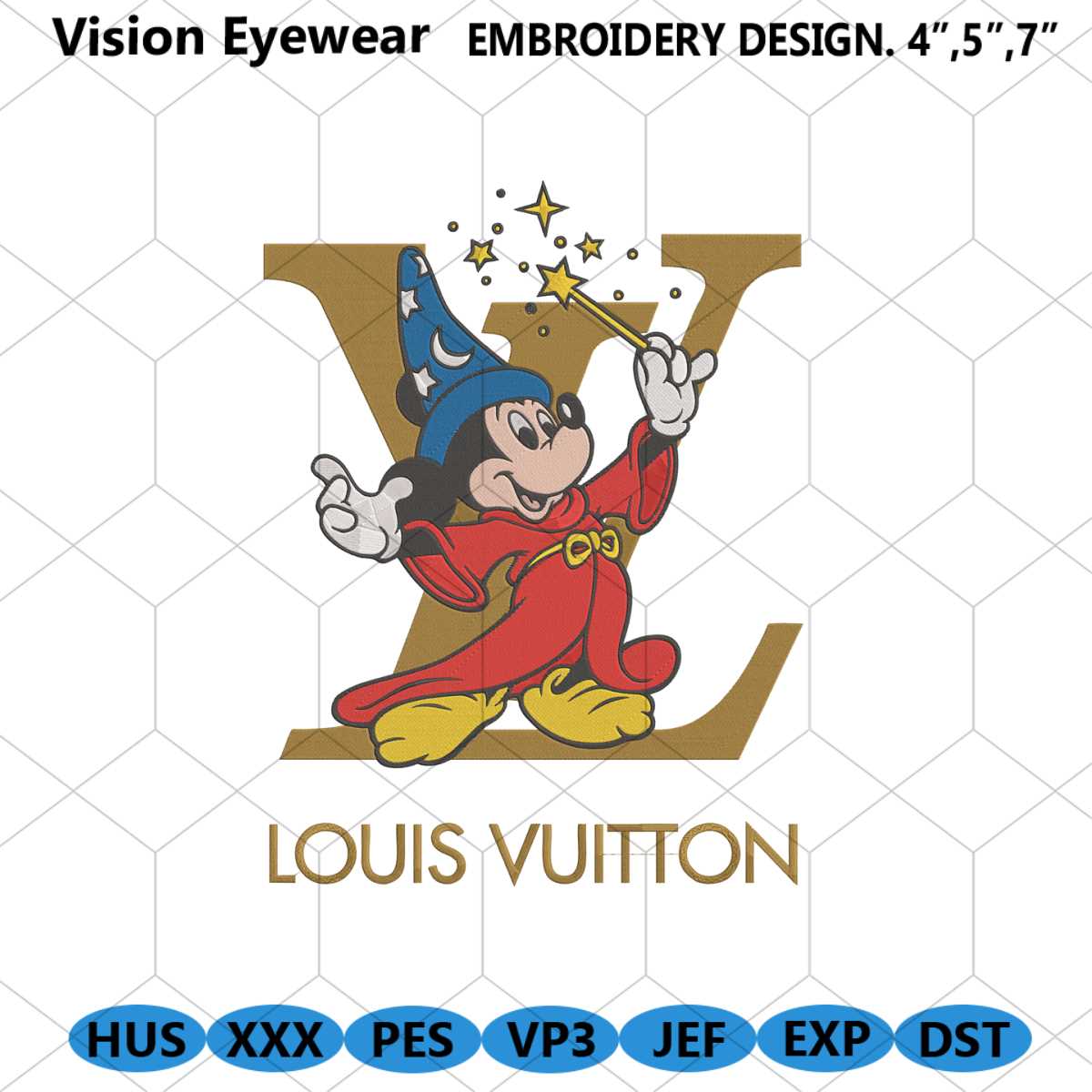 Magical Disney Louis Vuitton Embroidery Design Download File | Inspire ...