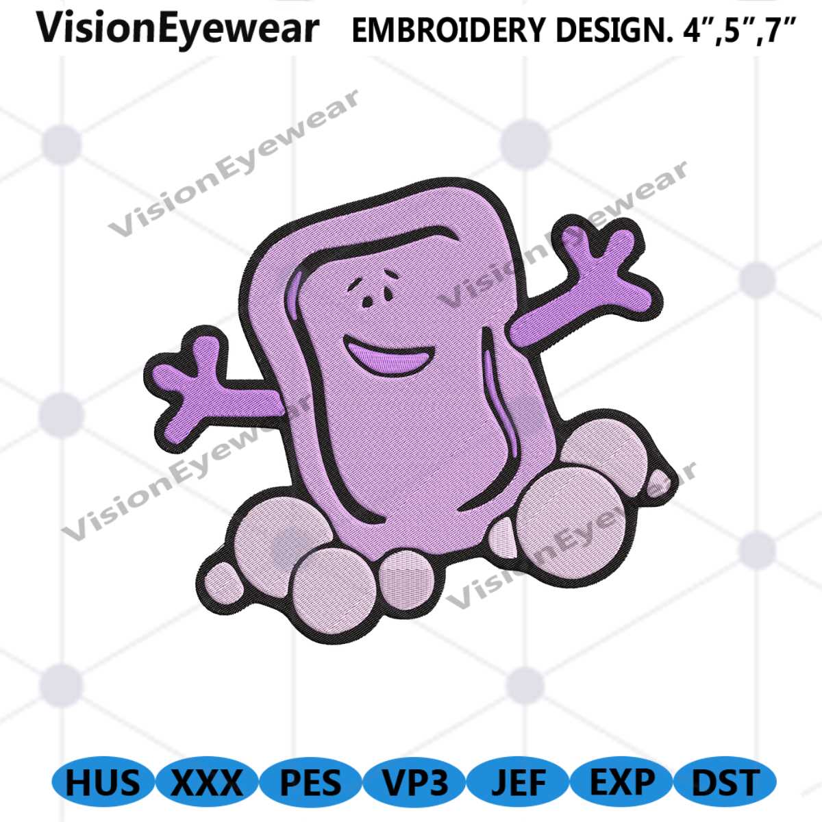 Blues Clues Slippery Soap Embroidery Design, Slippery Soap E | Inspire ...