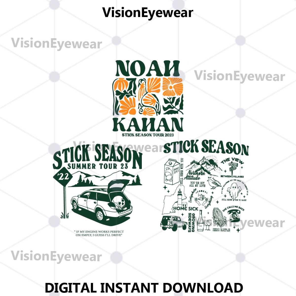 Stick Season Tour 2023 PNG, Noah Kahan Stick Season Tour PNG | Inspire ...