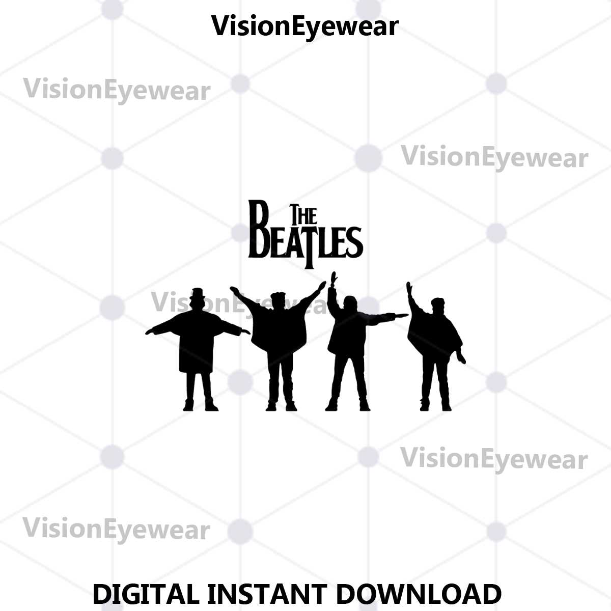 The Beatles Band Svg, Beatles Rock Band Svg, The Beatles Sil | Inspire ...