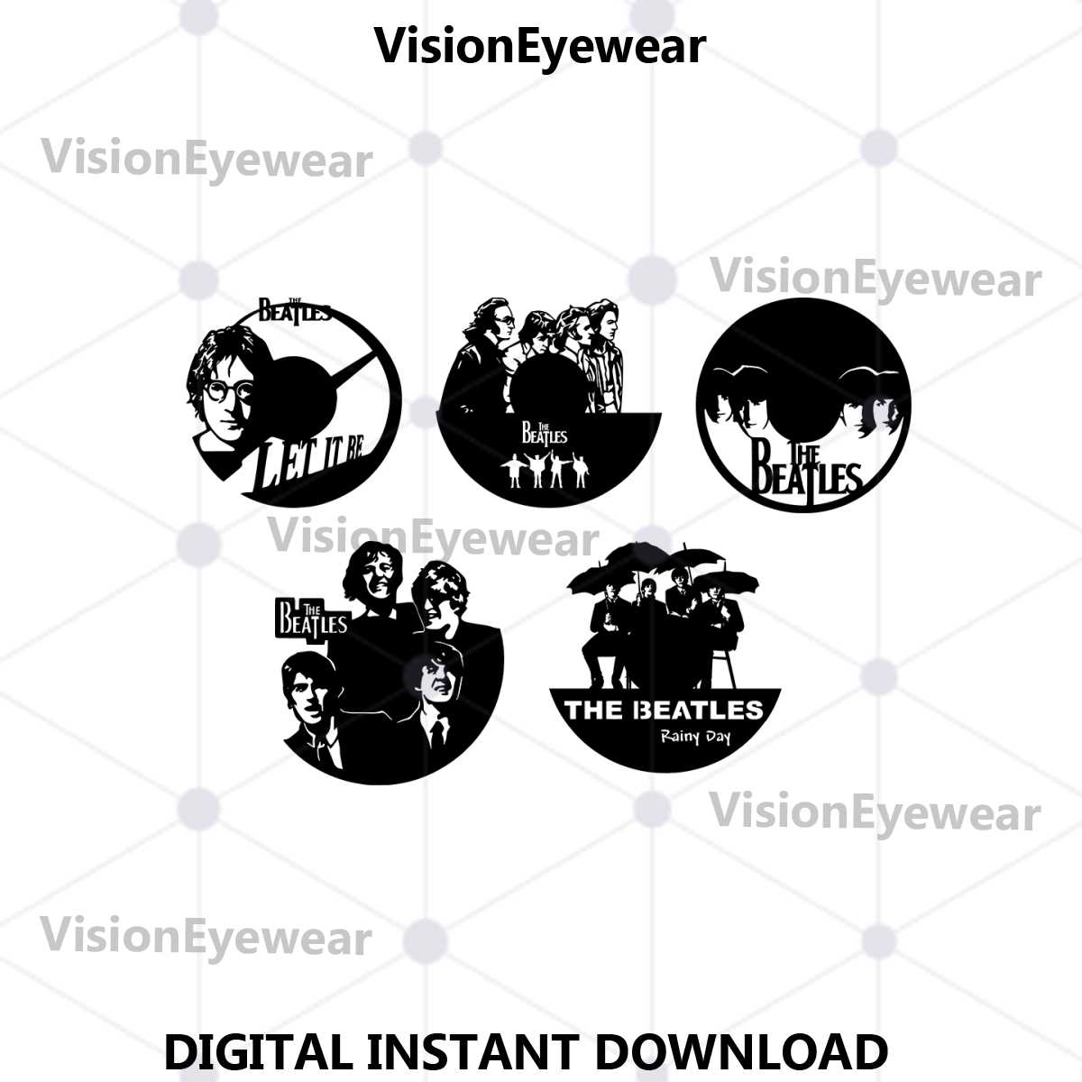 The Beatles Band Bundle Svg, The Beatles Rainy Day Svg, Beat | Inspire ...