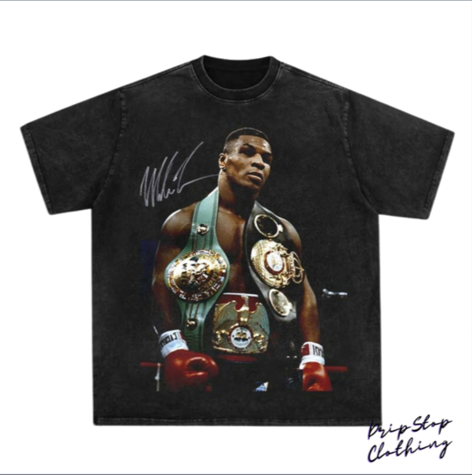 IRON MIKE PNG , Boxing Merch Rare Graphic Print , Vintage St | Inspire ...