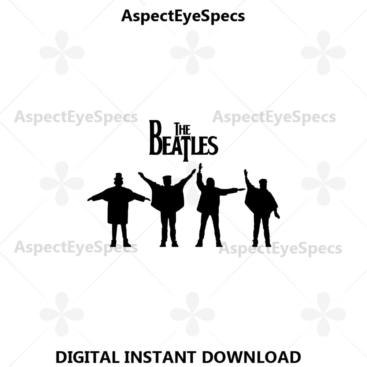 The Beatles Band Svg, Beatles Rock Band Svg, The Beatles Sil | Inspire ...