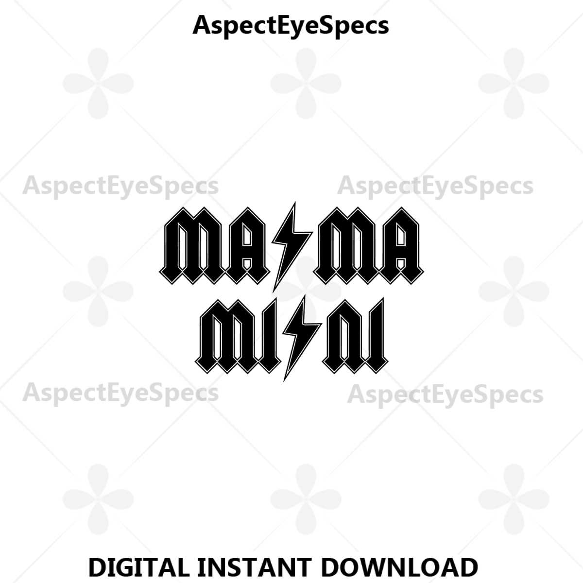Mama Mimi Svg, Mama Mimi Metallica Svg, Mama Metallica Style | Inspire ...