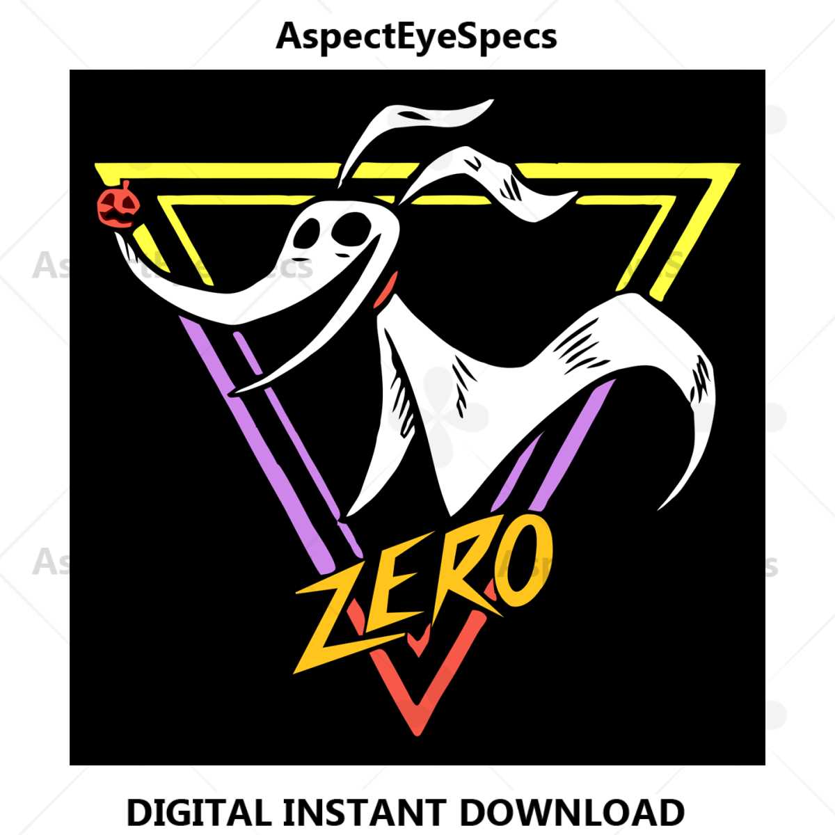 Zero Dog Svg, Halloween Svg, Zero Svg, Dog Svg, Cute Zero Sv | Inspire ...
