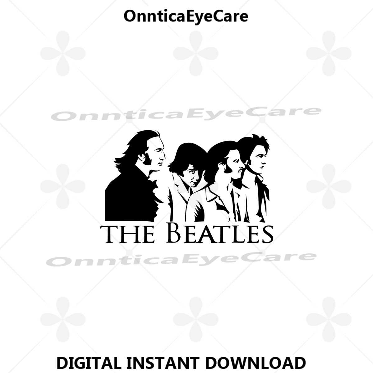 The Beatles Silhouette Svg, The Beatles Band Svg, Rock Music | Inspire ...