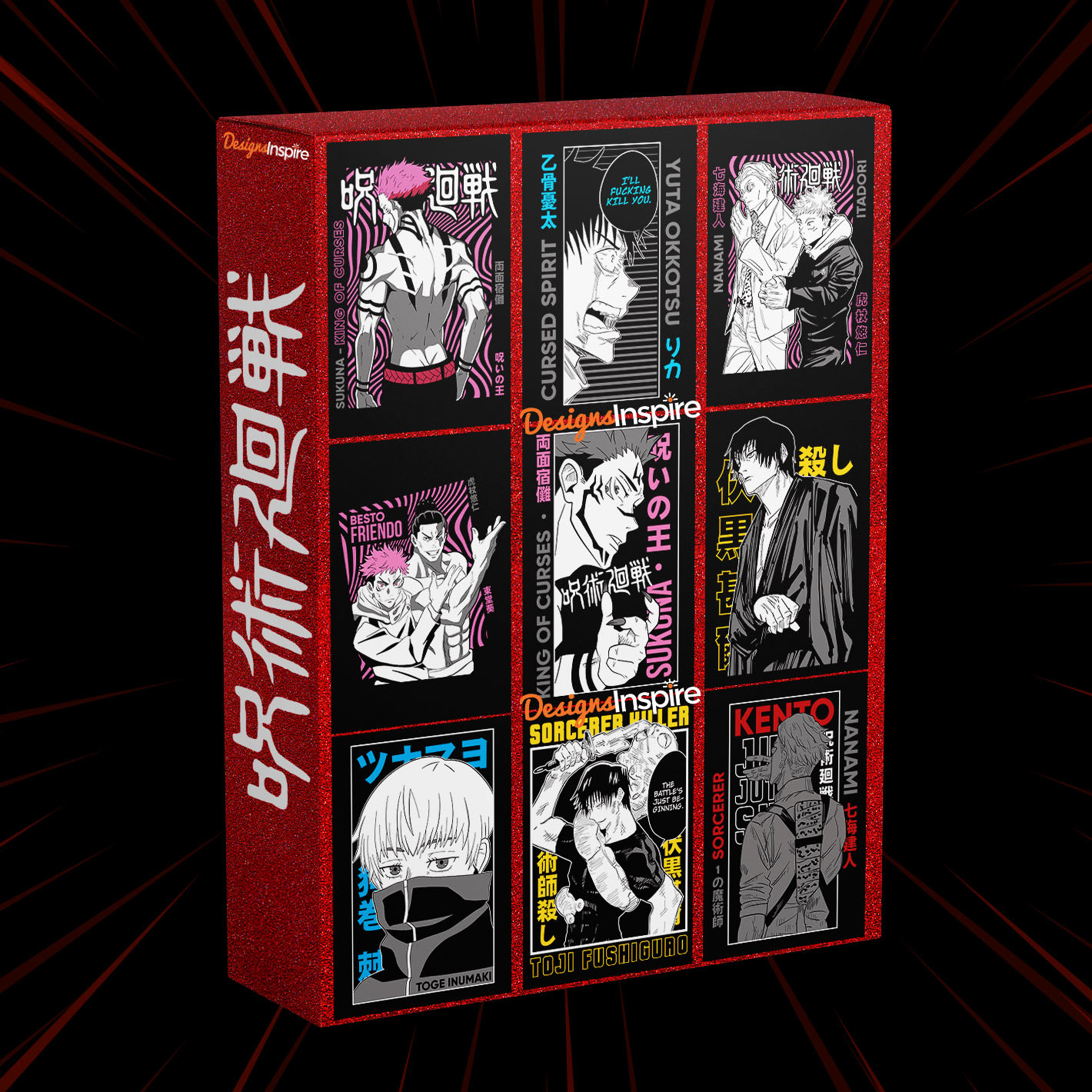 Jujutsu Kaisen: Mega Anime bundle- High-Quality AI, EPS, PNG | Inspire ...