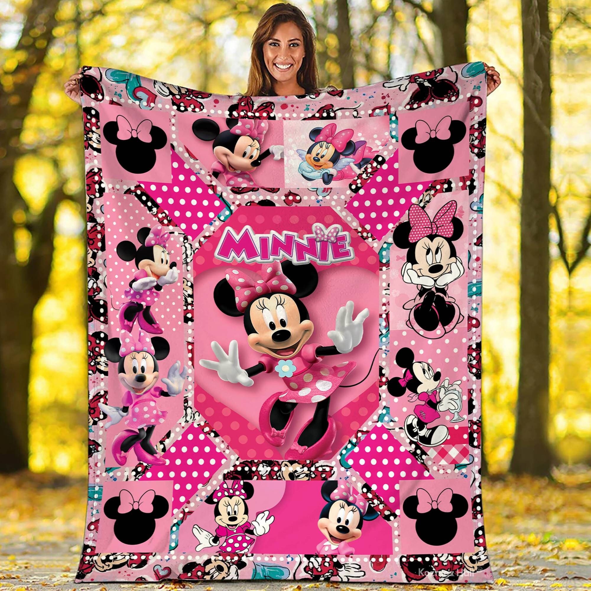 Minnie Mouse Blanket Minnie Mouse Fleece Blanket Mickey And - Inspire ...