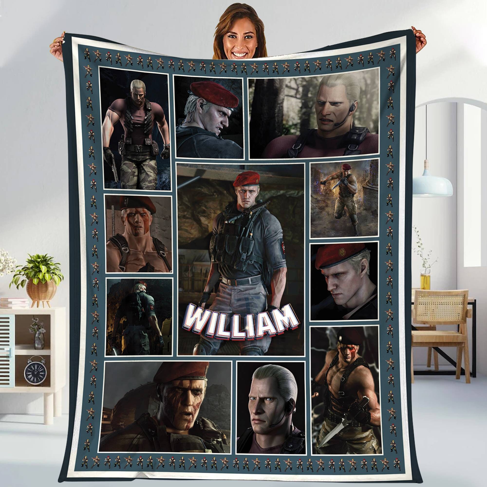 Resident Evil 4 Blanket Leon Kennedy Albert Wesker Jack Kra - Inspire Uplift