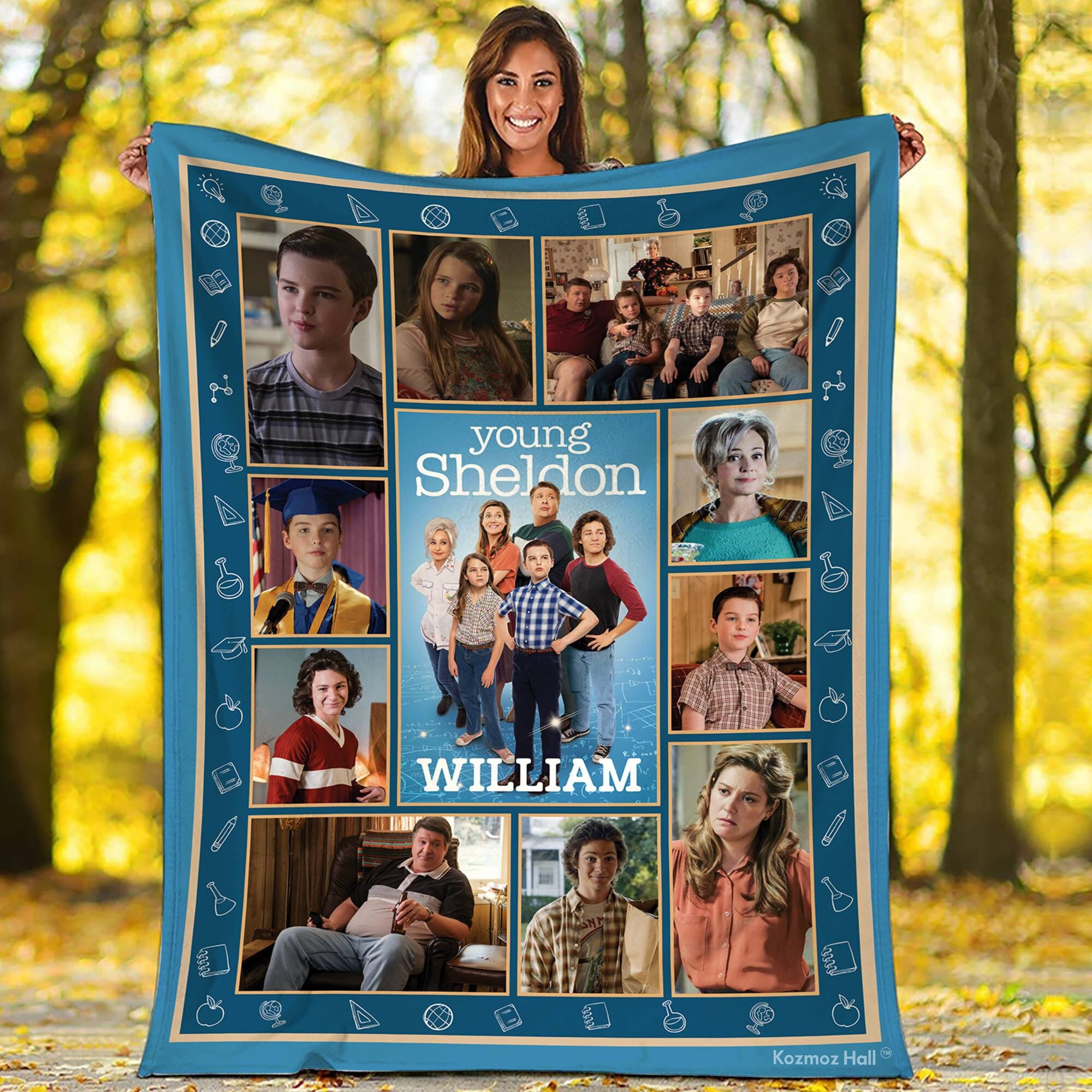Young Sheldon Blanket Sheldon Cooper Flecce Blanket Young - Inspire Uplift