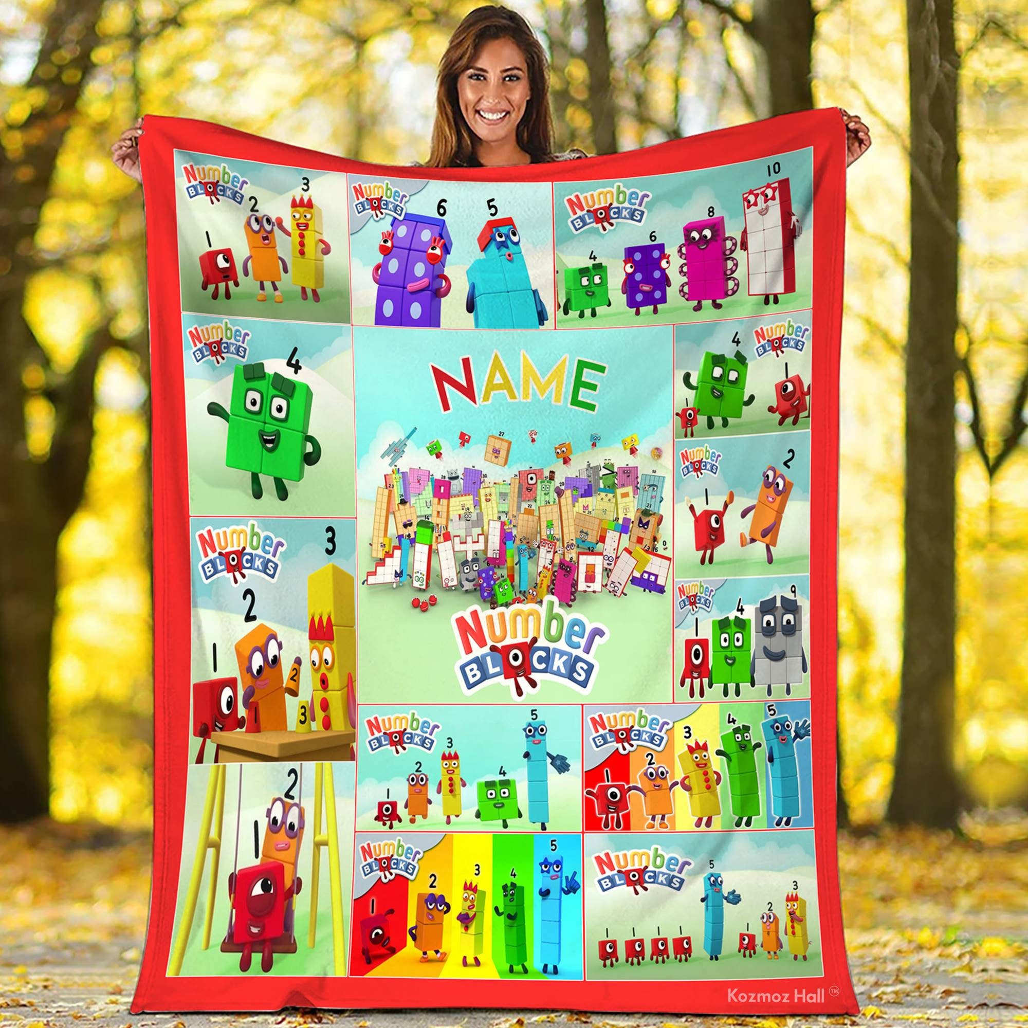 Numberblocks Fleece Blanket 1 To 10 Numberblocks Blanket Blo - Inspire ...