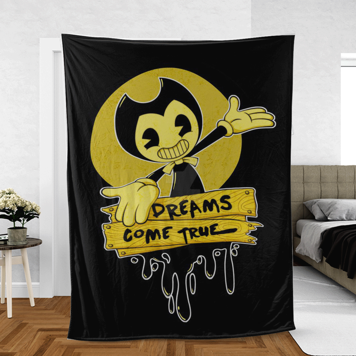 Bendy And The Ink Machine Dreams Come True Fan Sherpa Fleece - Inspire ...
