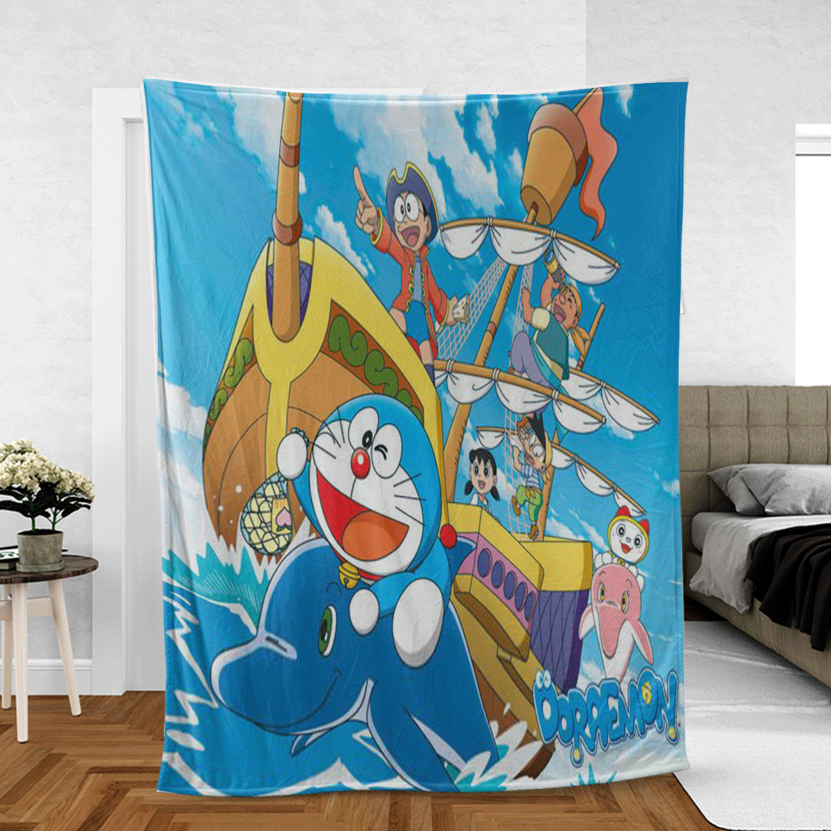 Doraemon The Movie Nobita's Treasure Island Sherpa Fleece Qu - Inspire ...