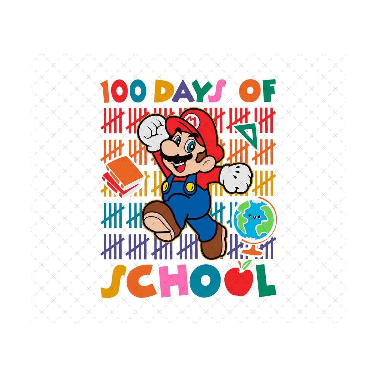 Mario Png, Mario 100 Days Of School Png, 104 | Inspire Uplift