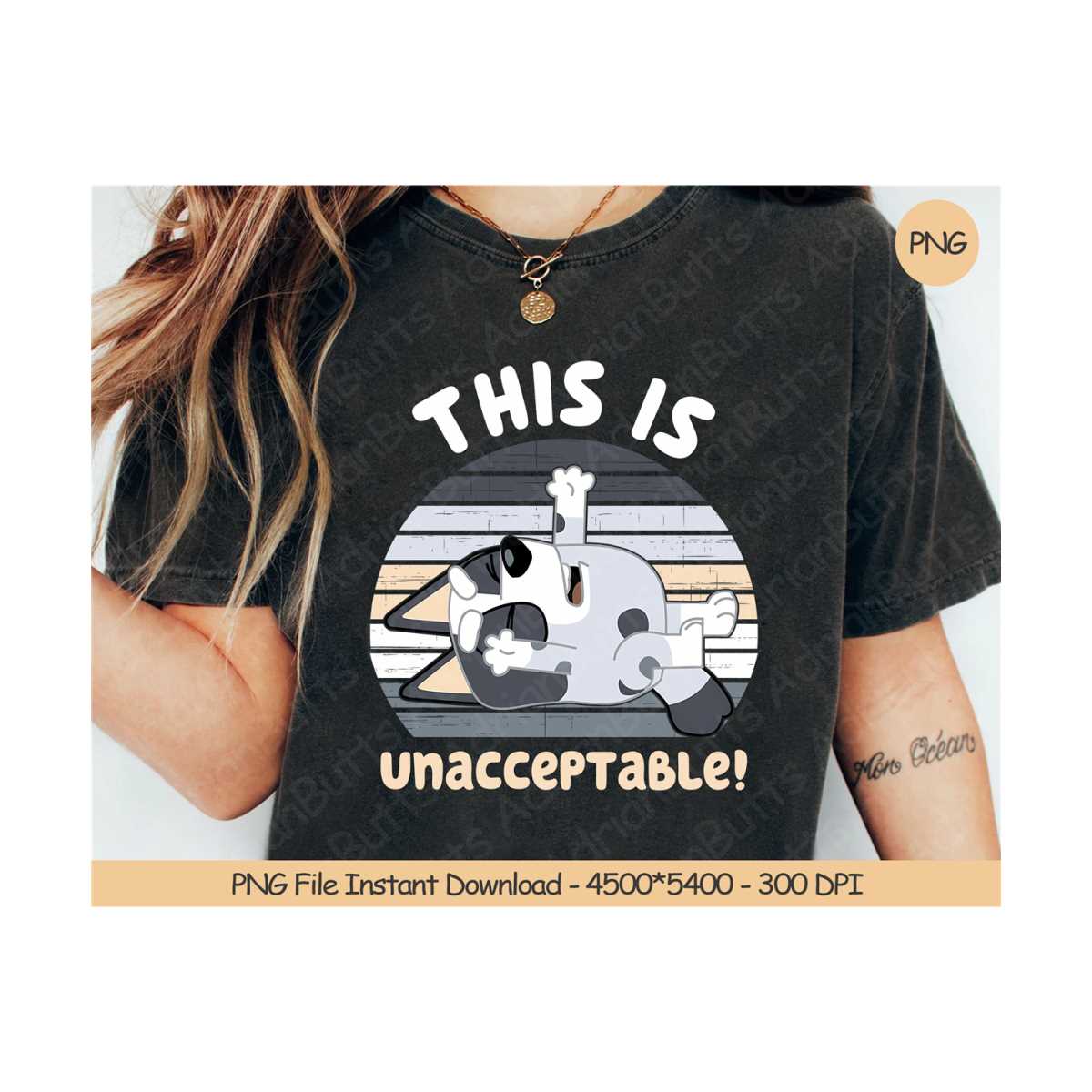 This Is Unacceptable PNG Digital Design Download Sublimation | Inspire ...
