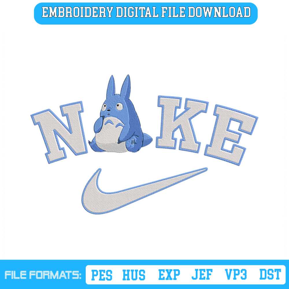 Nike x Totoro Embroidery Designs File, Nike My Neighbor Toto | Inspire ...