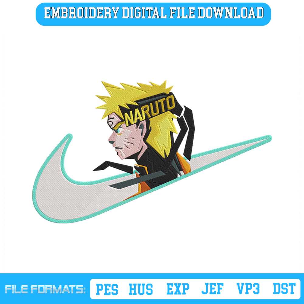 Naruto Nike Embroidery Designs File Nike Machine Embroidery | Inspire ...