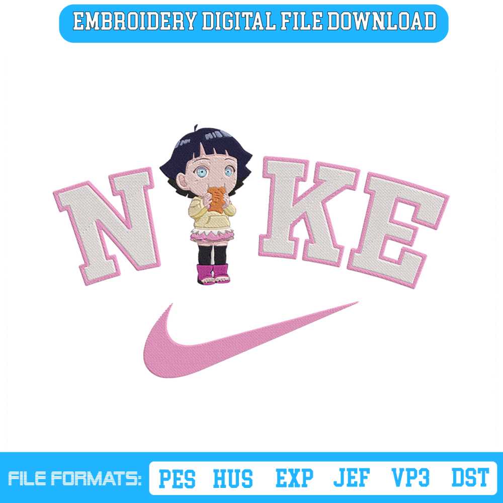 Nike Himawari Uzumaki Chibi Cute Embroidery Designs File Nik | Inspire ...