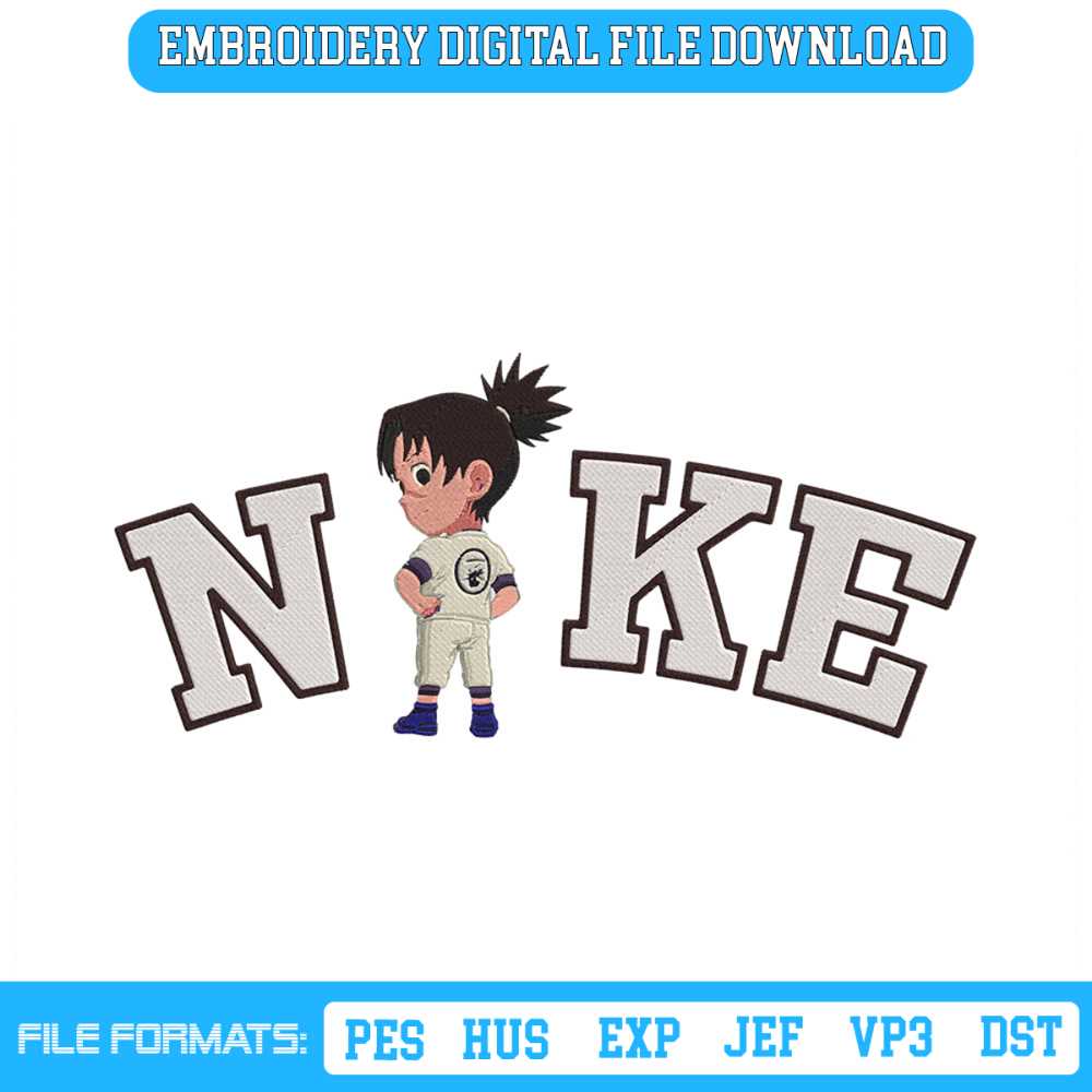 Nike Iruka Umino Chibi Cute Embroidery Designs File Nike Mac | Inspire ...