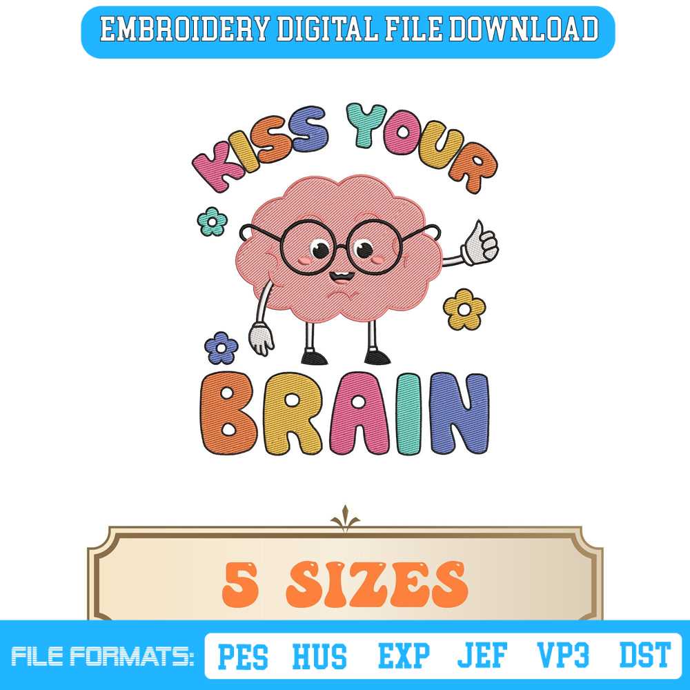Brain Embroidery | Inspire Uplift