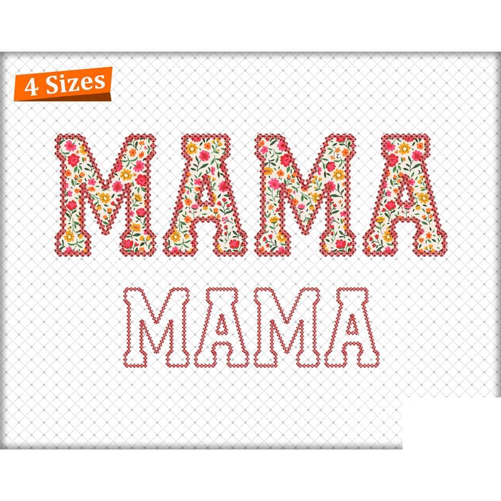 Mama Applique Embroidery Files, Personalize your creations, | Inspire ...